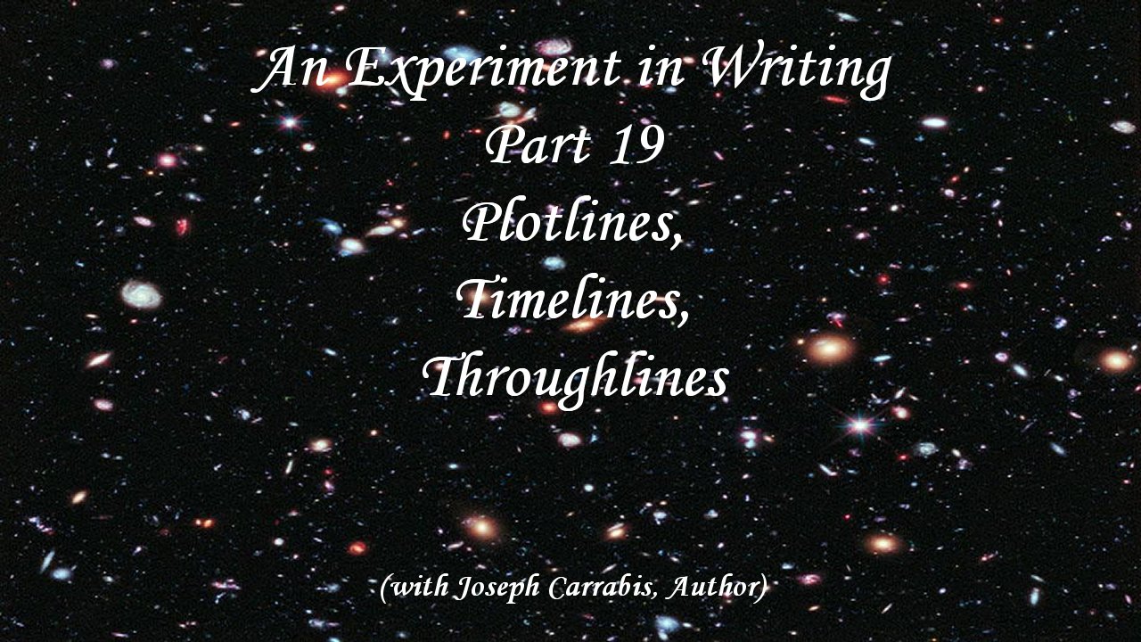 An Experiment in Writing – Part 19: Plotlines, Timeslines, Throughlines ...